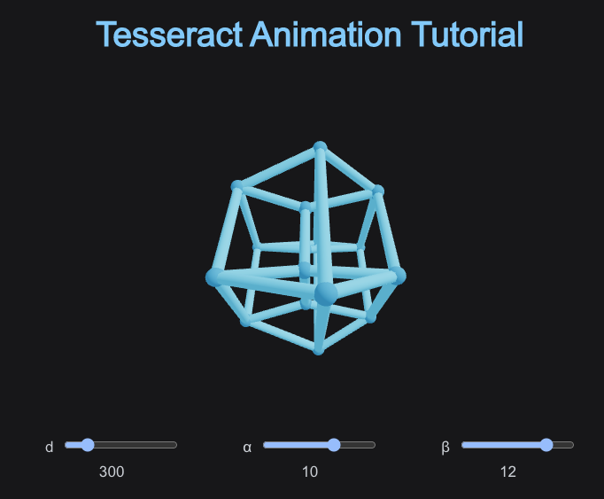 Tesseract Animation Tutorial